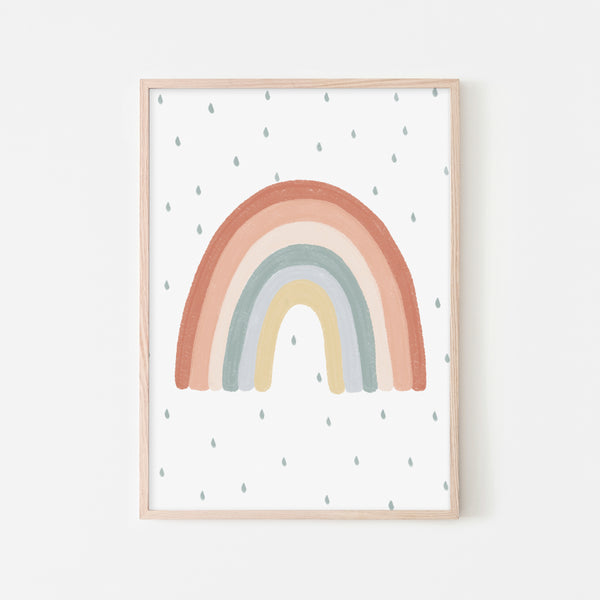 Rainbow - Nursery Wall Art – Pretty in Print Art Ltd