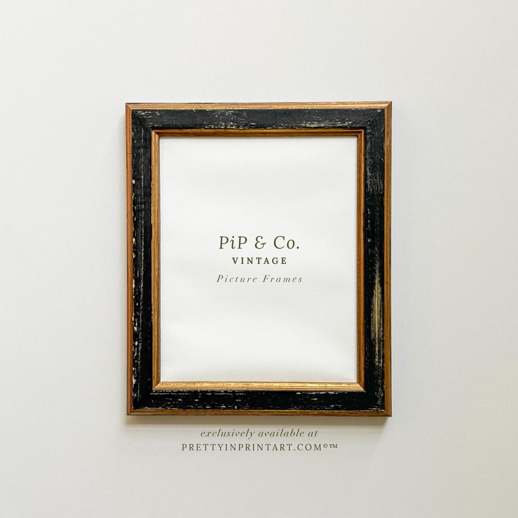 black rustic photo frames
