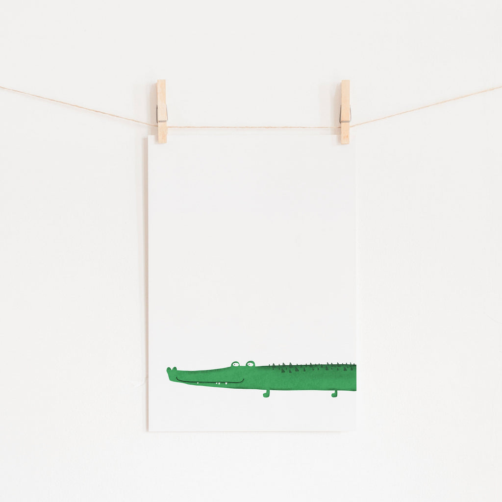 Crocodile Print | Kids Animal Wall Art | Pretty In Print – Pretty in ...