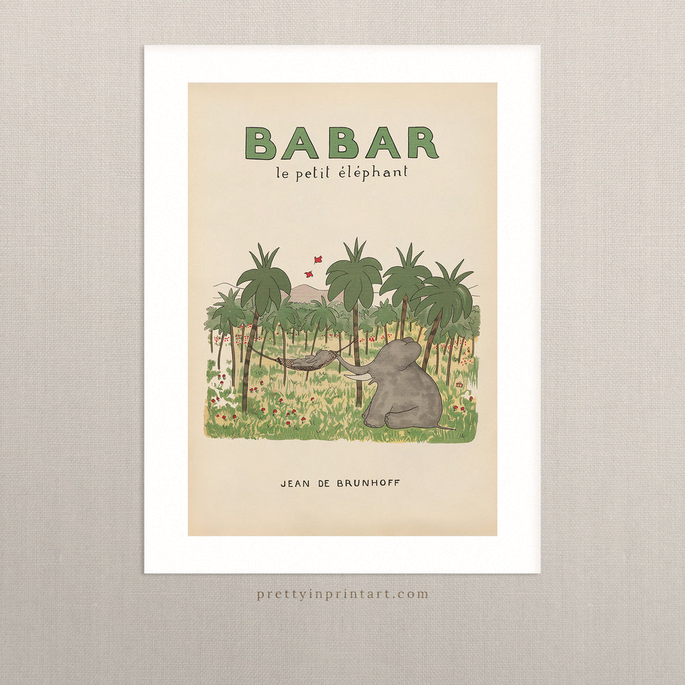 Babar Vintage Art 00107 | Unframed