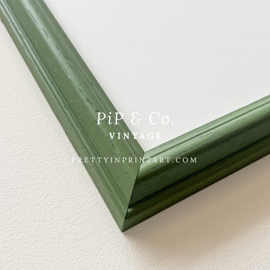 Babar the Postman | Framed (Calke Green Farrow & Ball 00303) – Pretty ...