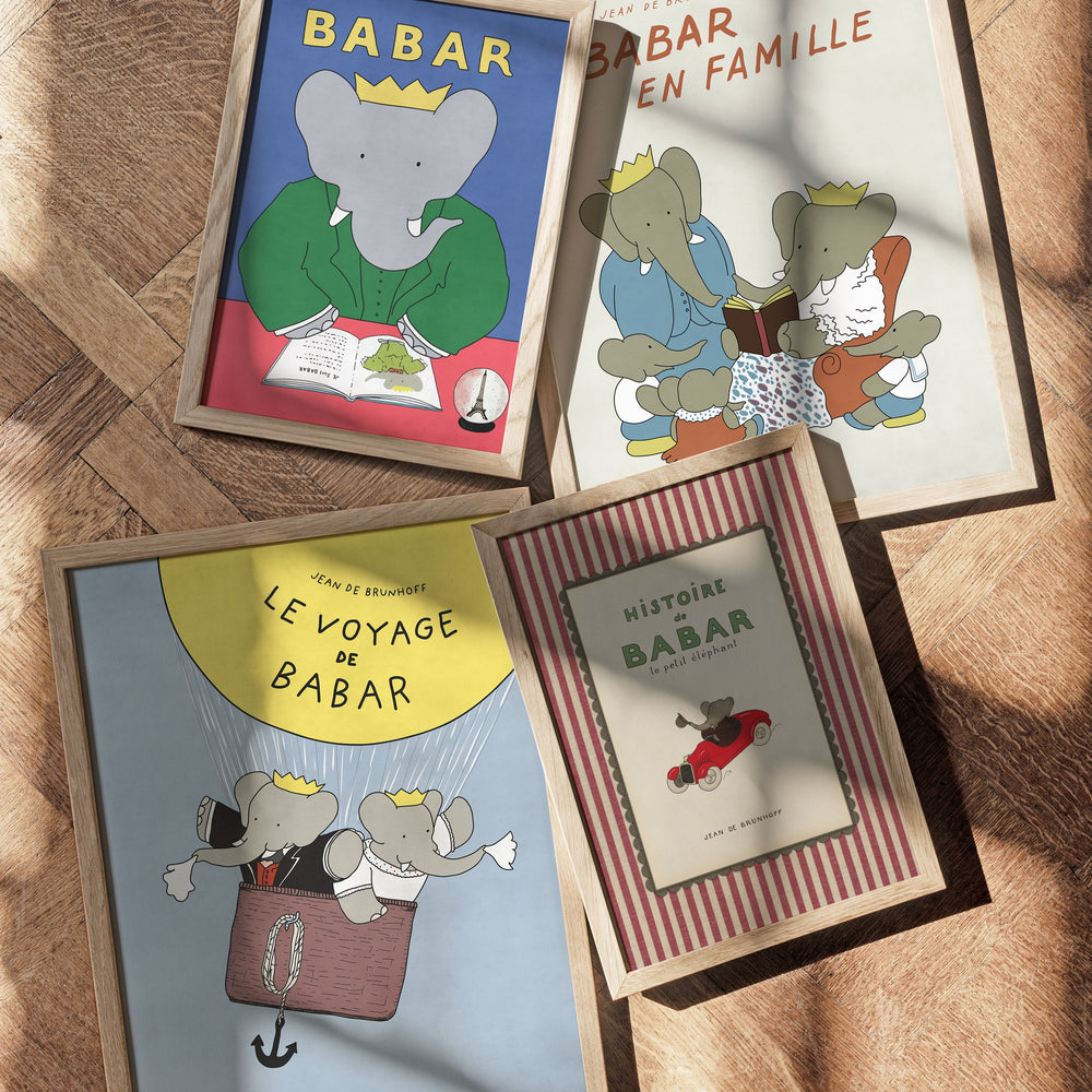 Babar Nursery Art 005 | Framed Print