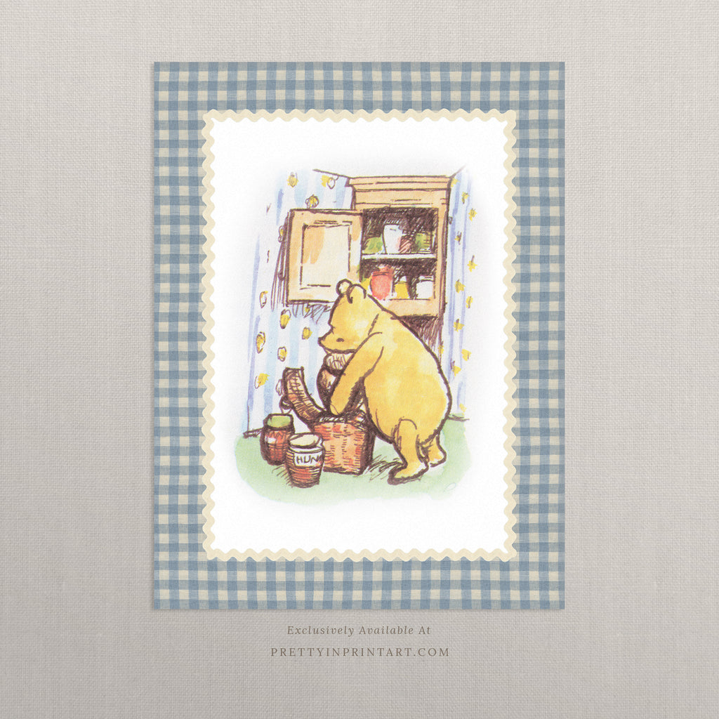 Winnie The Pooh Art Print 009 | Unframed – Pretty in Print Art Ltd