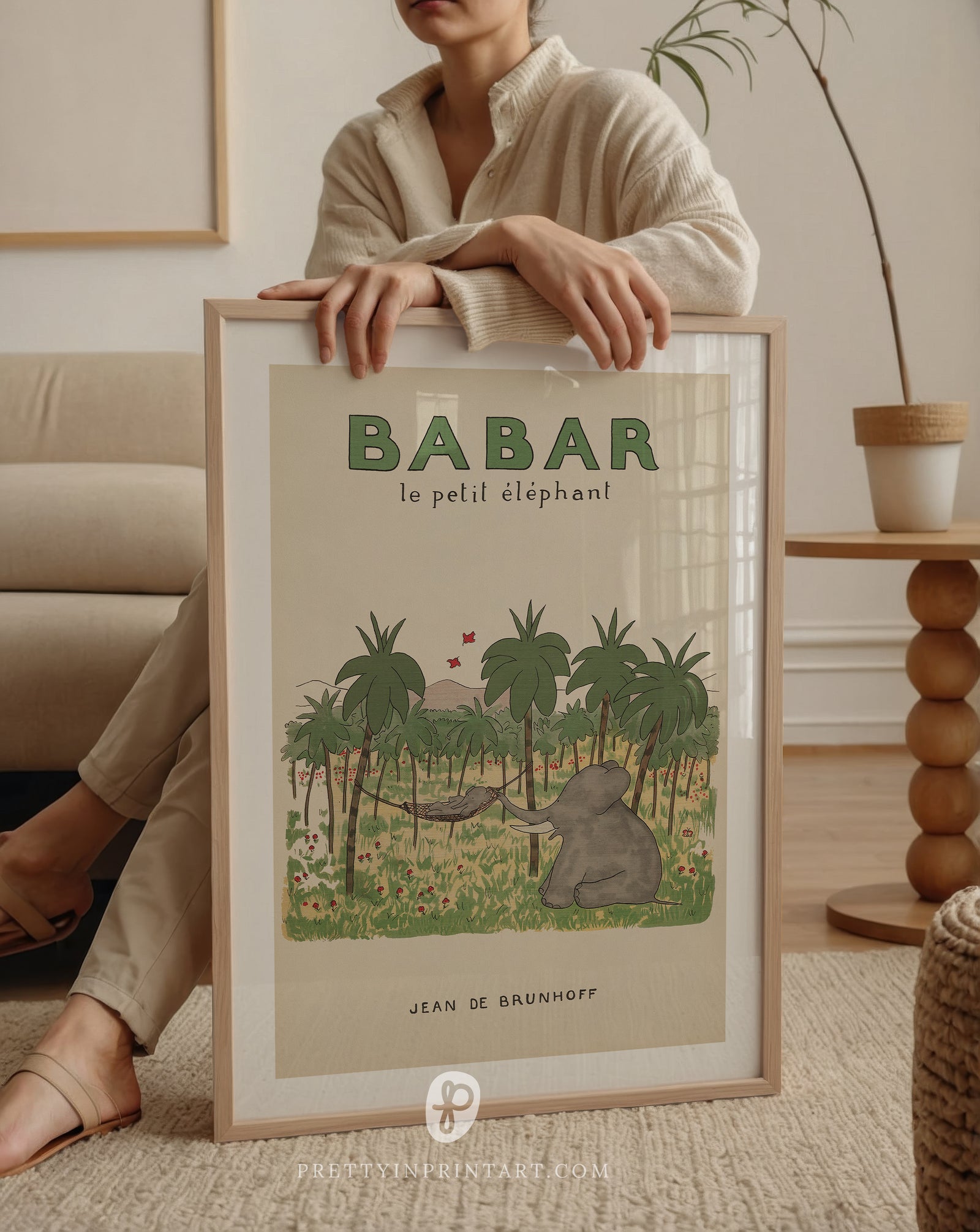 Babar the Elephant Nursery Art – Vintage Storybook Prints for Children ...