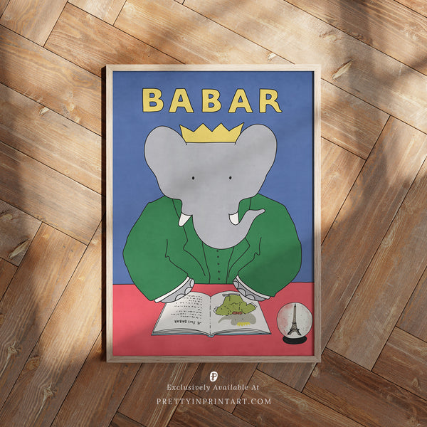 Babar Nursery Art – Pretty in Print Art Ltd