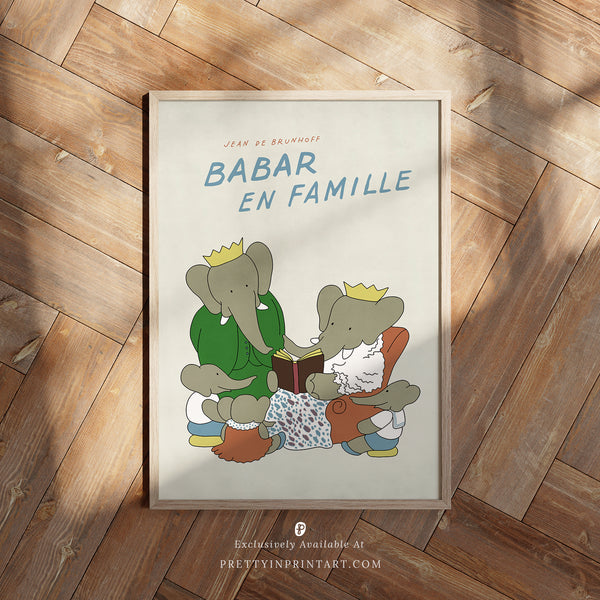Babar Nursery Art – Pretty in Print Art Ltd