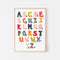 Alphabet Chart | Childrens Wall Art | Pretty In Print