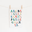 Alphabet Chart | Childrens Wall Art | Pretty In Print
