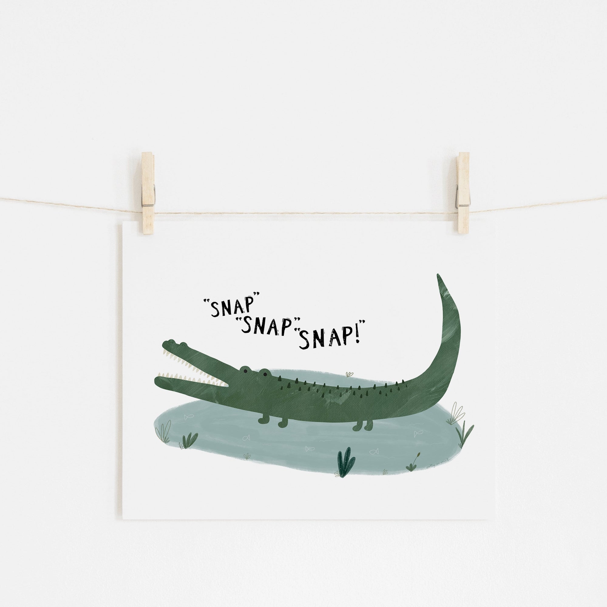 Crocodile - Snap, Snap, Snap! | Fine Art Print