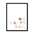 Oh Happy Day | Colourful Wall Art For Kids | Pretty In Print