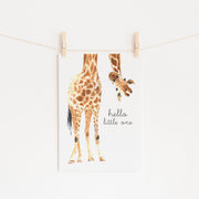 Cute Giraffe Print | Nursery Decor | Pretty In Print