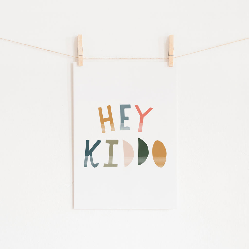 Hey Kiddo - Space | Unframed – Pretty in Print Art Ltd