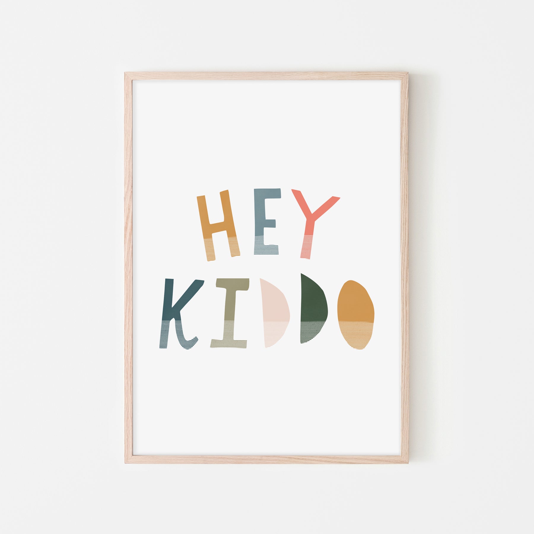 Hey Kiddo - Space | Framed Print