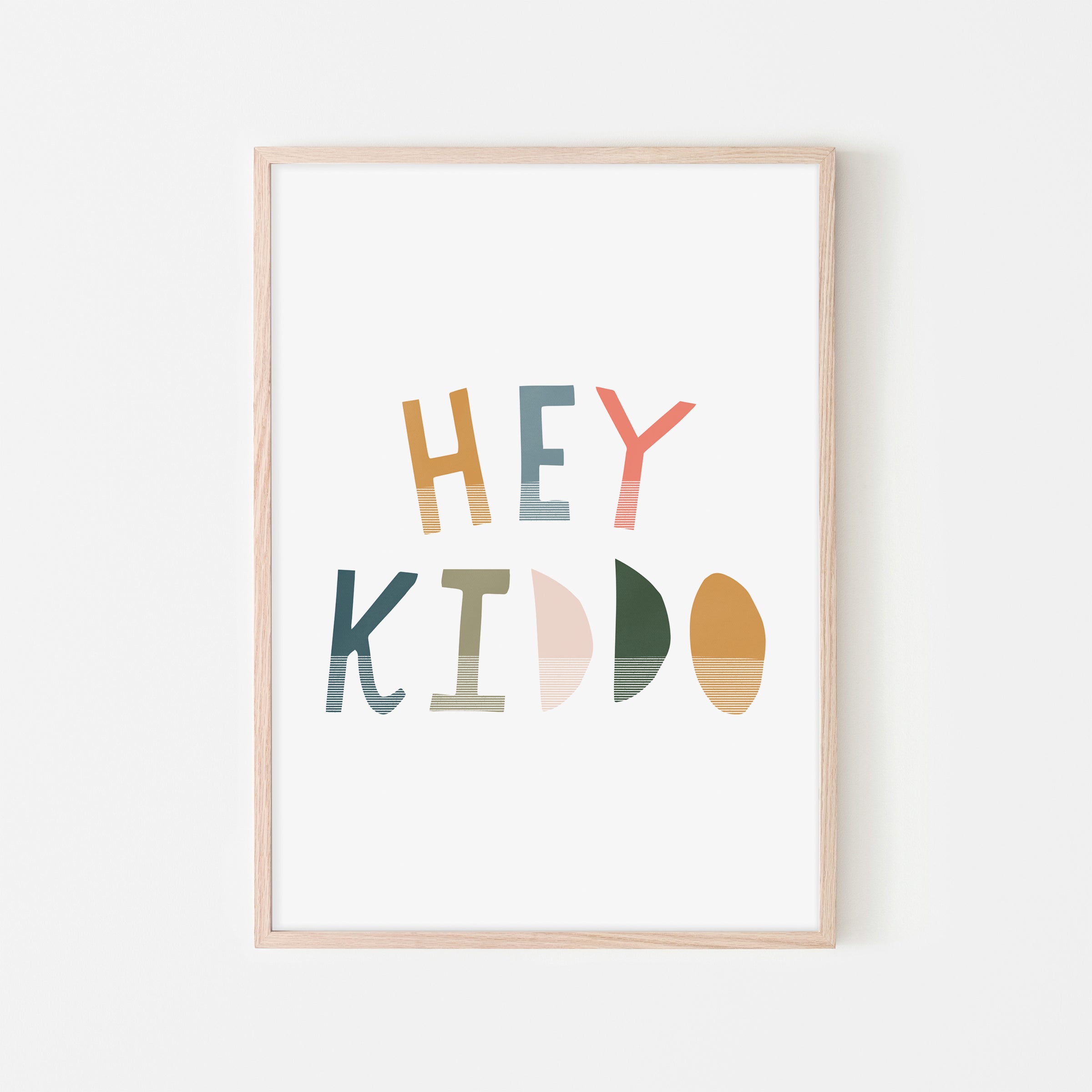 Hey Kiddo - Space | Framed Print