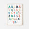 Alphabet Chart | Childrens Wall Art | Pretty In Print