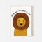 Brave Lion Quote Print | Nursery Decor | Pretty In Print