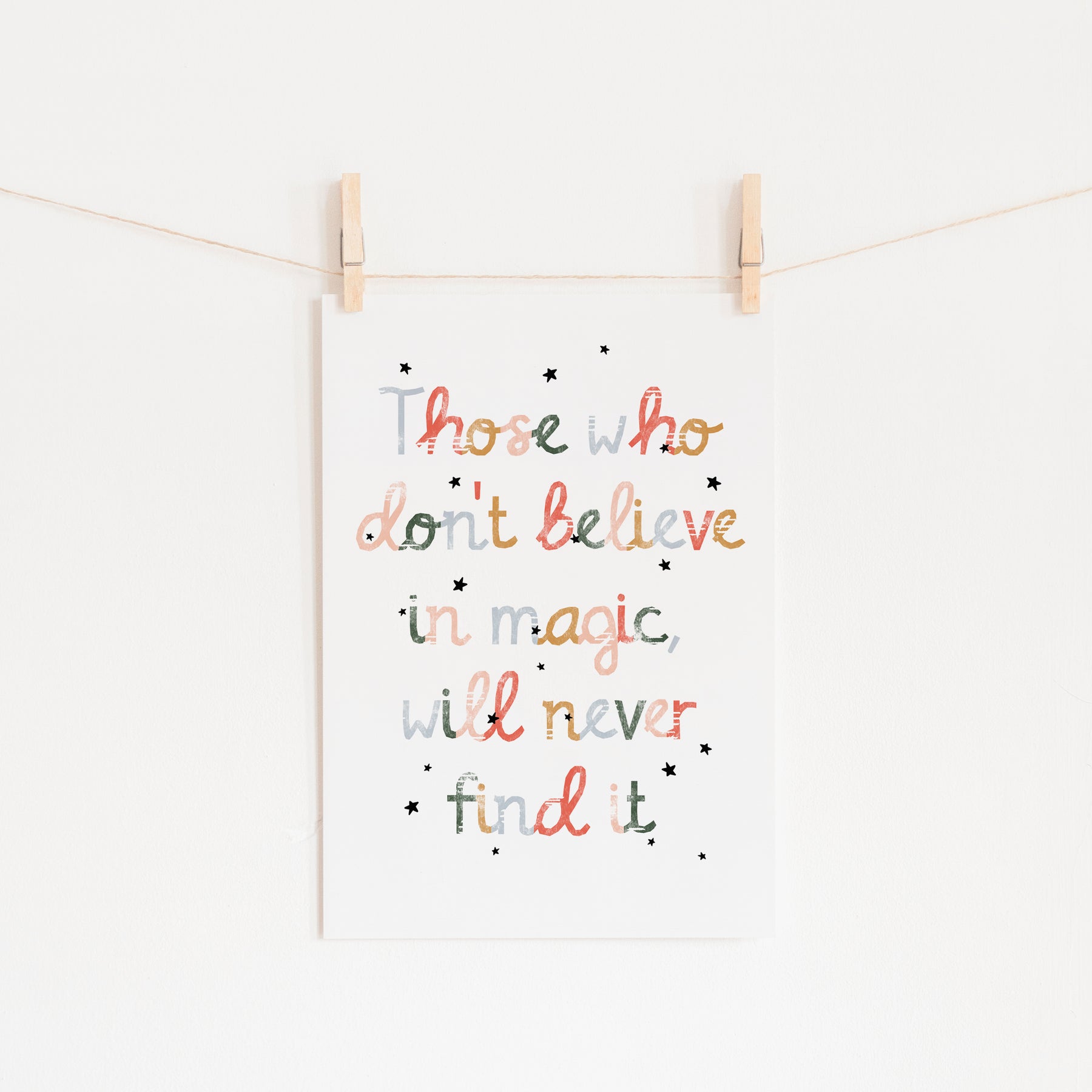 Believe in Magic Print | Unframed