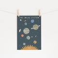 Solar System Print - Portrait | Unframed