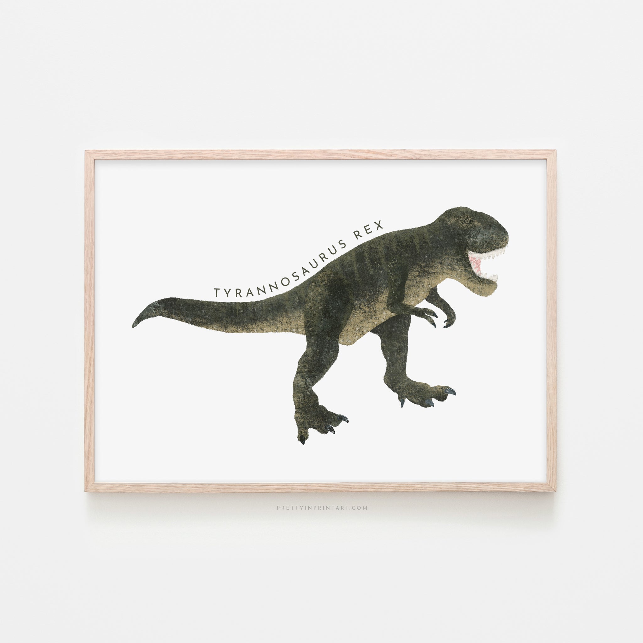 Dinosaur Art - Tyrannosaurus Rex | Framed Print